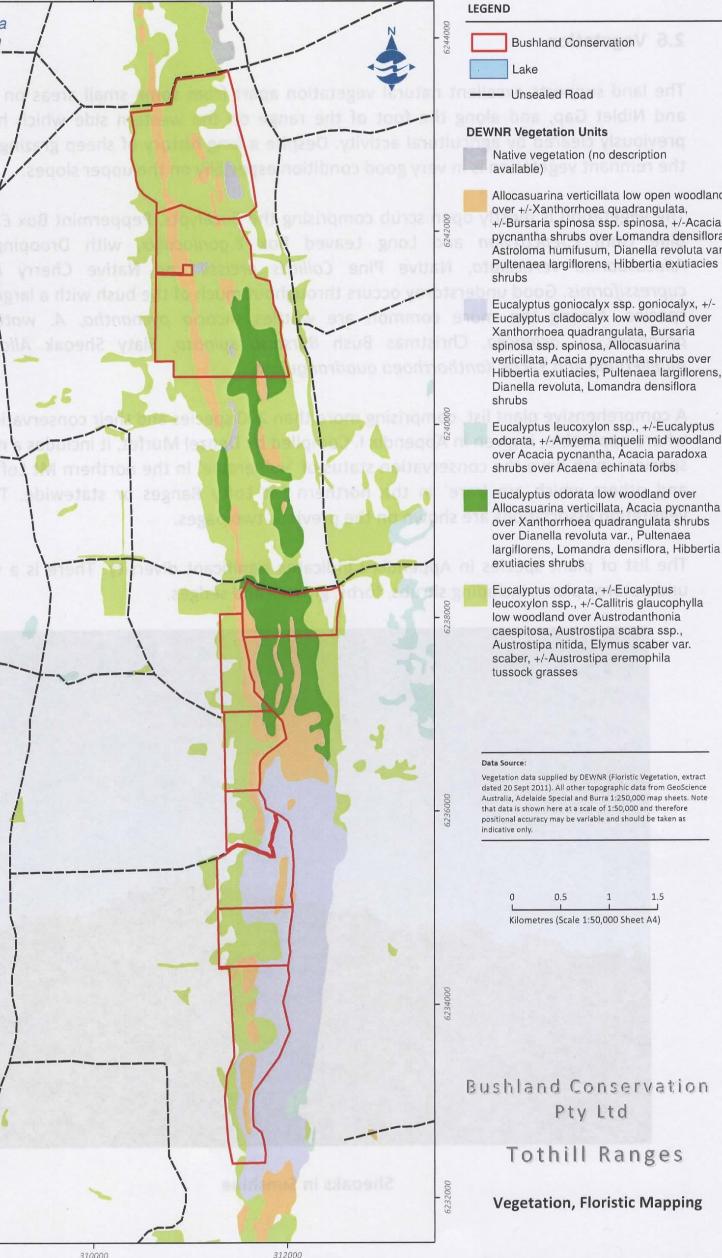 (T) Vegetation. – Bushland Conservation Pty Ltd